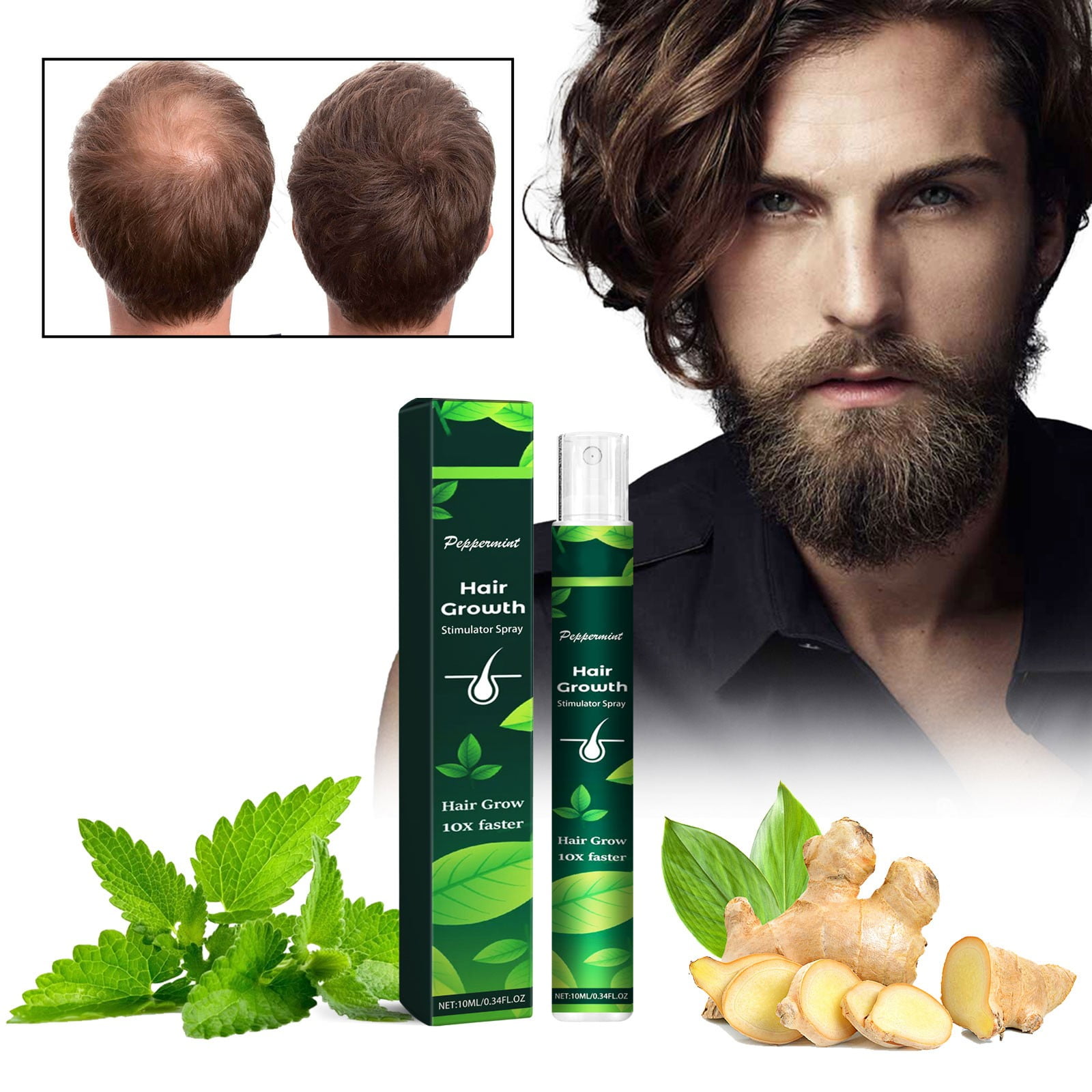 Refreshing Mint Formula Awakening Hair Follicle Effectively Promoting ...