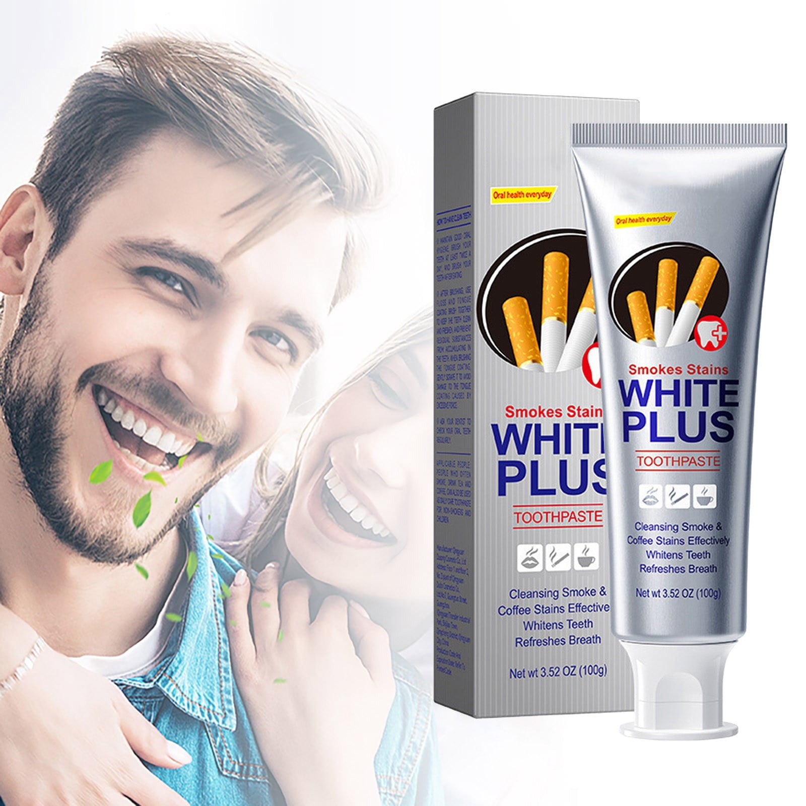 Refreshing Mint Toothpaste Cleans Teeth Mouth And Freshens Breath ...