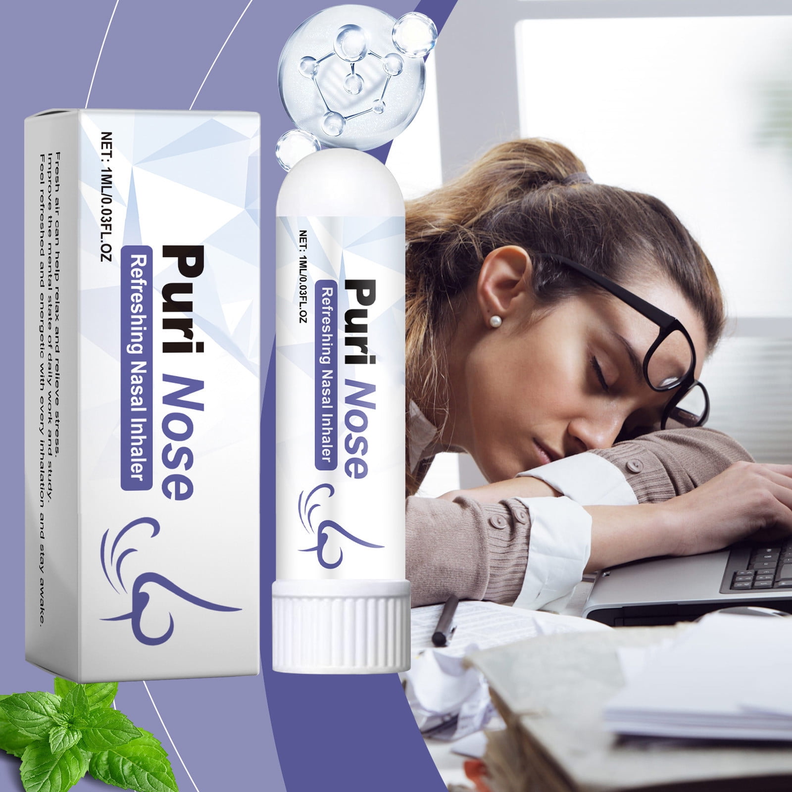 Refreshing Nasal Inhaler Relax Nasal Inhaler Stay And Feel Younger 1ml ...