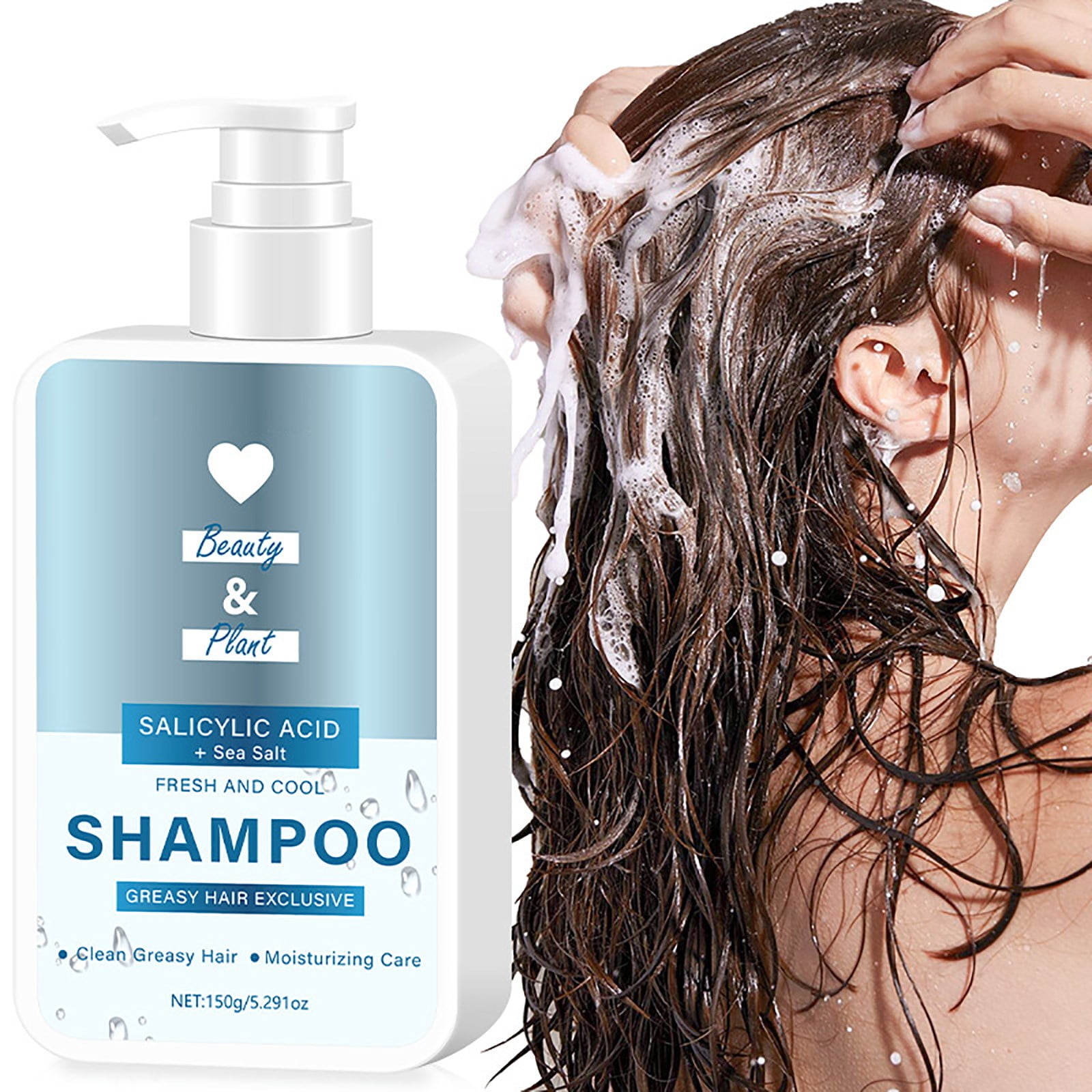 Refreshing Oil Control Anti-Dandruff Shampoo with Natural Moroccan ...