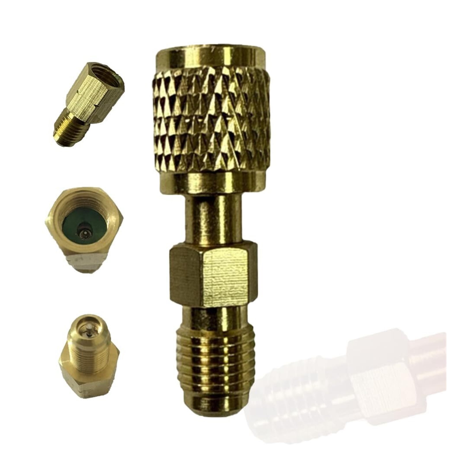 Refrigerant Brass Adapter,Female to Male Reverse Thread Fitting ...