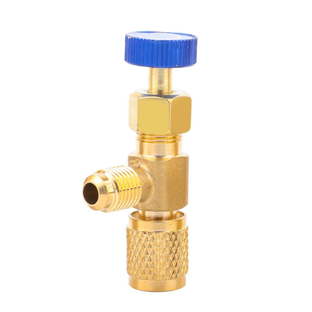 Refrigerant Charging Valve,Brass Low Loss HVAC Fittings for R32 R22 ...