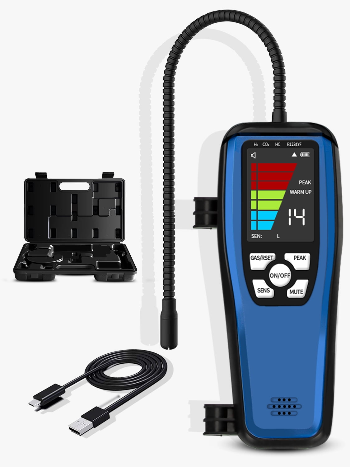 Refrigerant Leak Detector for Air Source Heat Pumps, Aprvtio ALD-200 ...