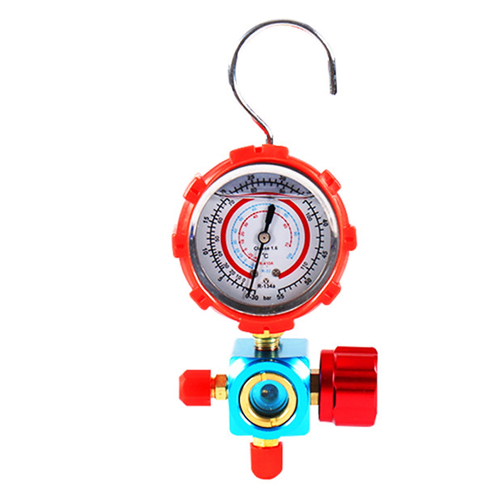 Refrigerant Manifold Gauge Manometer Low Pressure A/C Tool Manifold ...