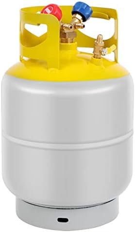 Refrigerant Recovery Tank 30 LB with 1/4 SAE Y-Valve Reusable Cylinder ...