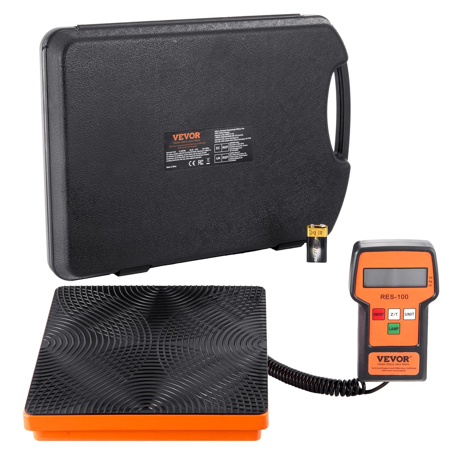 Refrigerant Scale 220 LBS HAVC Charging Recovery Freon Scale, with ...