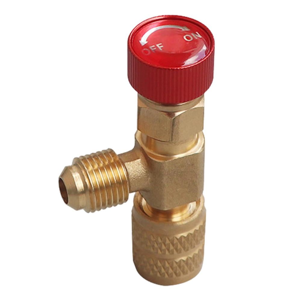 Refrigerant Valve Adapter | Refrigerant Adapter Flow Control Charging Valves | R22 to R410A Ball ...