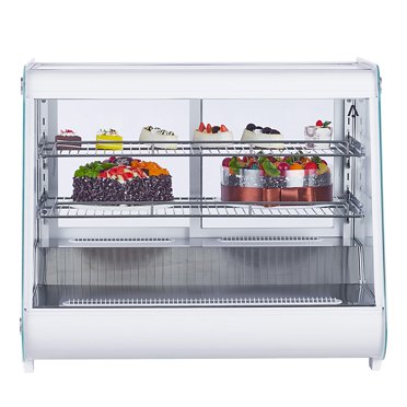 VIPMOON 2-Tier Refrigerated Display Case, 3.5 Cu.Ft./100L, Countertop ...