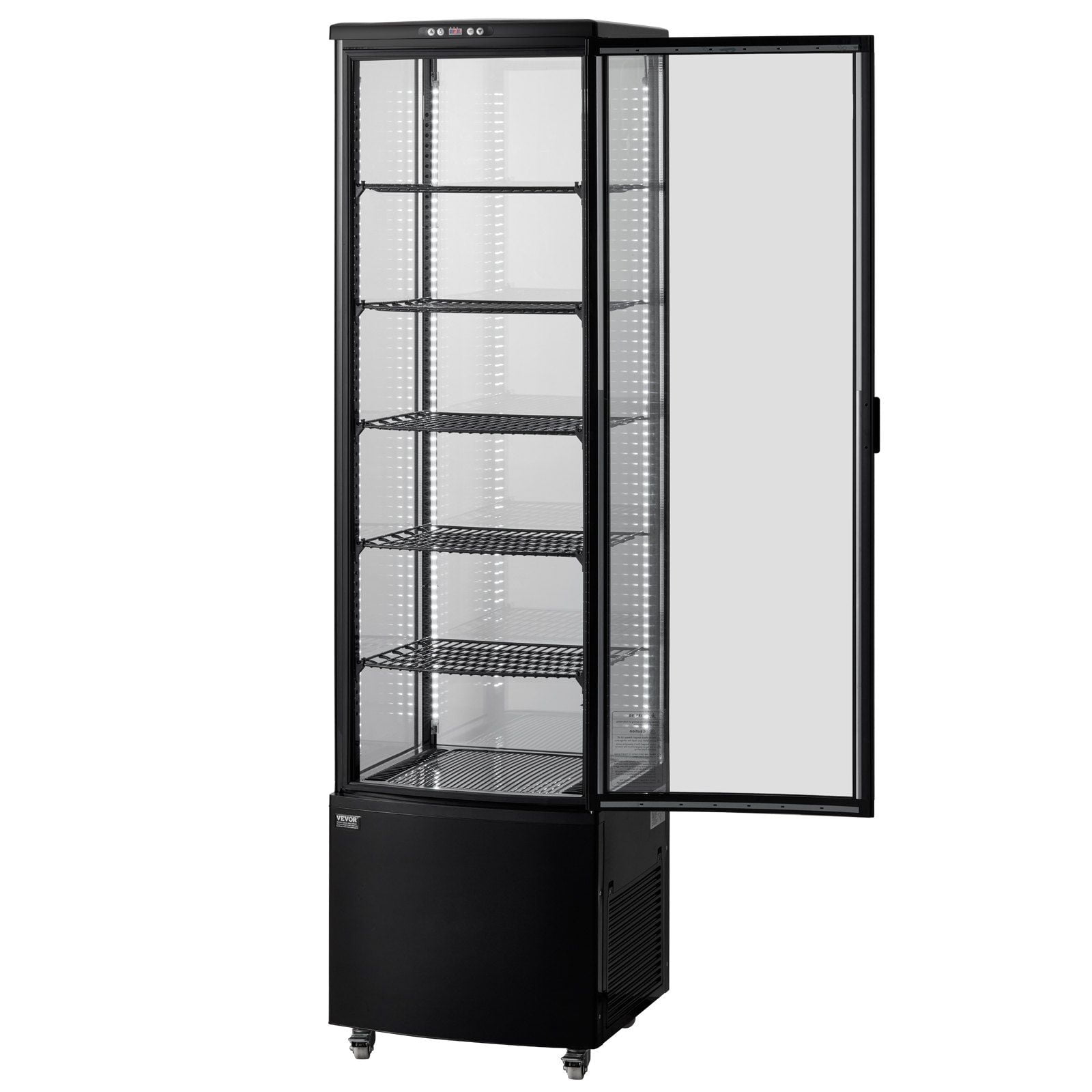 Refrigerated Display Case Bakery Display Fridge Case 9.8 cu ft/278L 5 ...