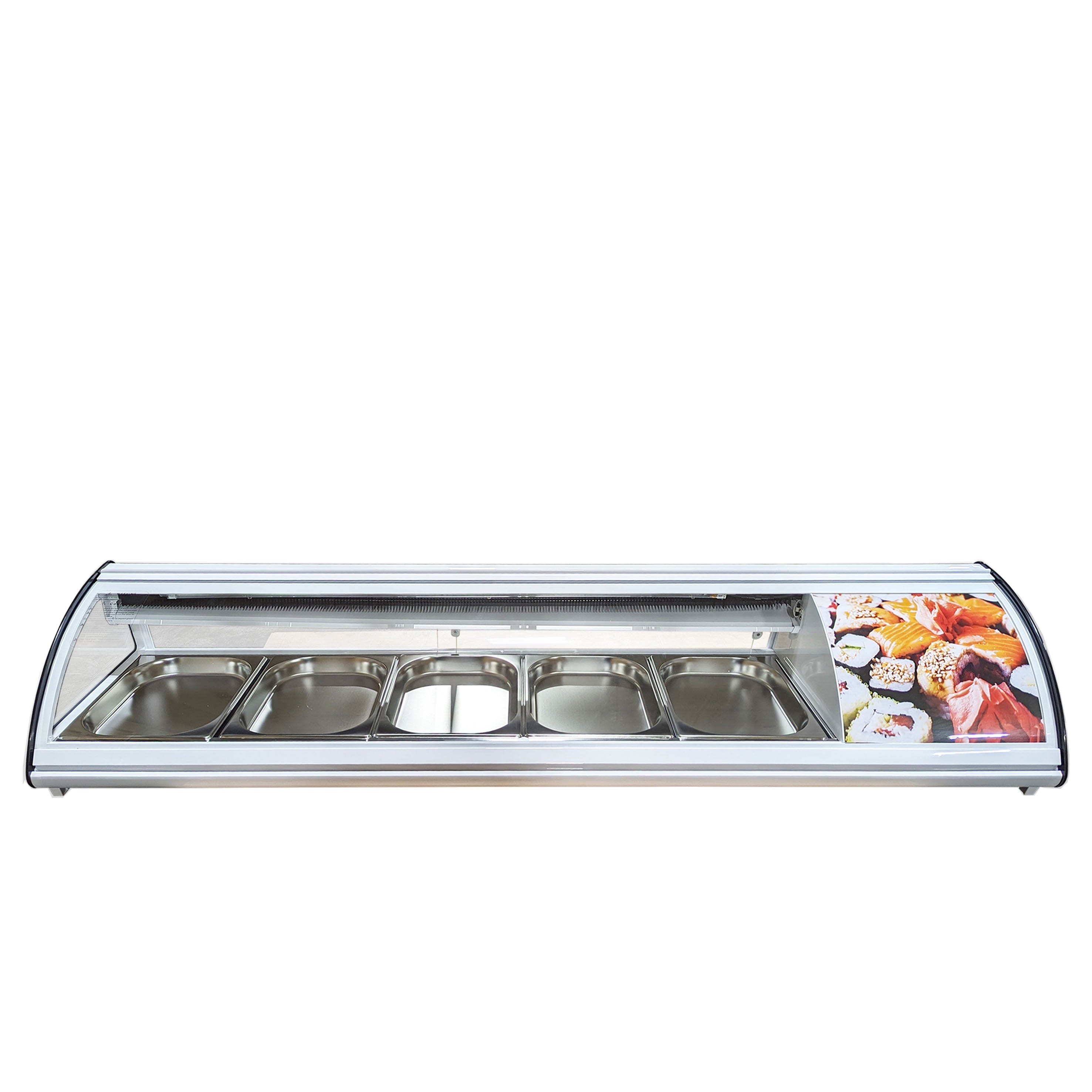 Cooler Depot 69 In. Refrigerated Display Sushi Nigiri Bar Showcase ...
