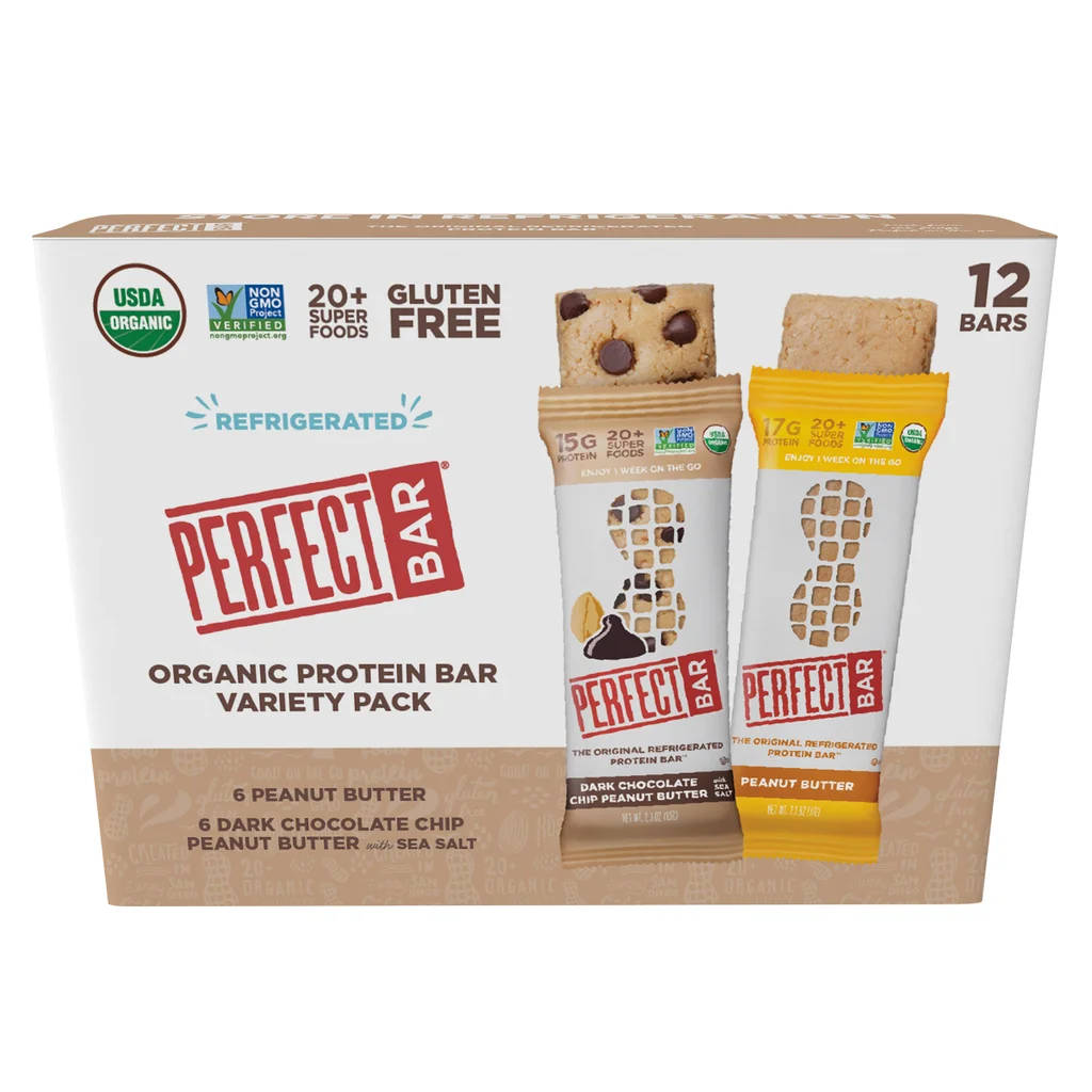 Refrigerated Organic Protein Bars Variety Pack | 12-Count | Fresh ...