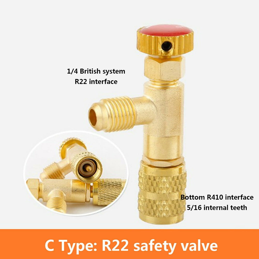 Refrigeration Charging Air Conditioning Adapter For R410A R22 1/4 inch ...