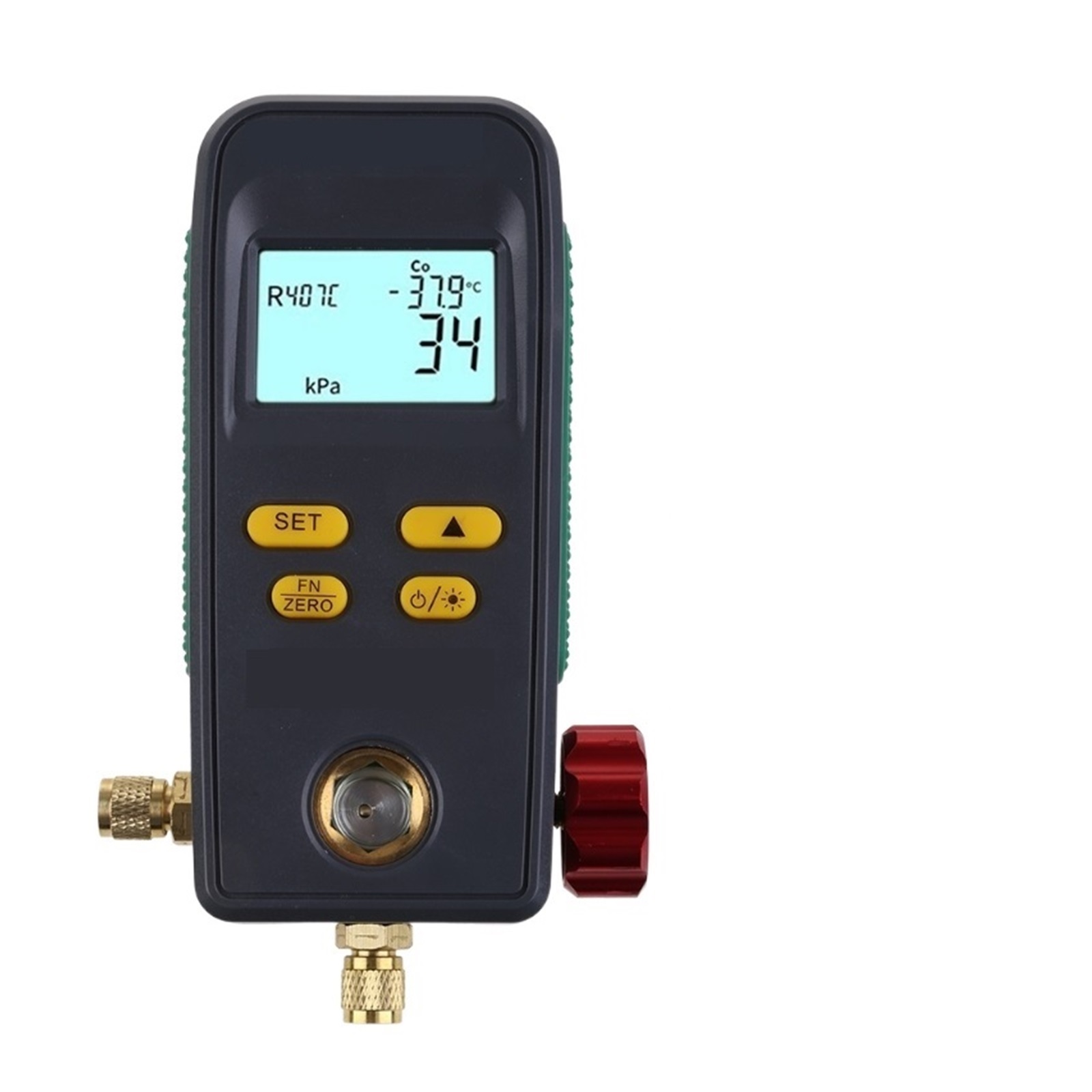 Refrigeration Digital Manifold Gauge Car Air Conditioner Pressure ...