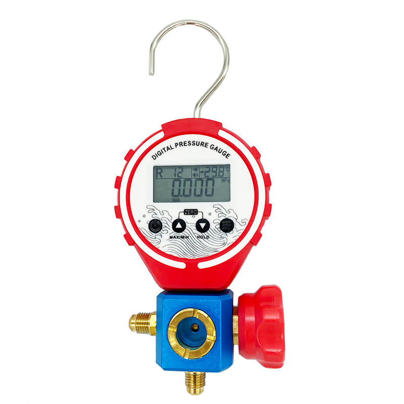 Refrigeration Digital R410a Manifold Pressure Gauge Vacuum Pressure ...