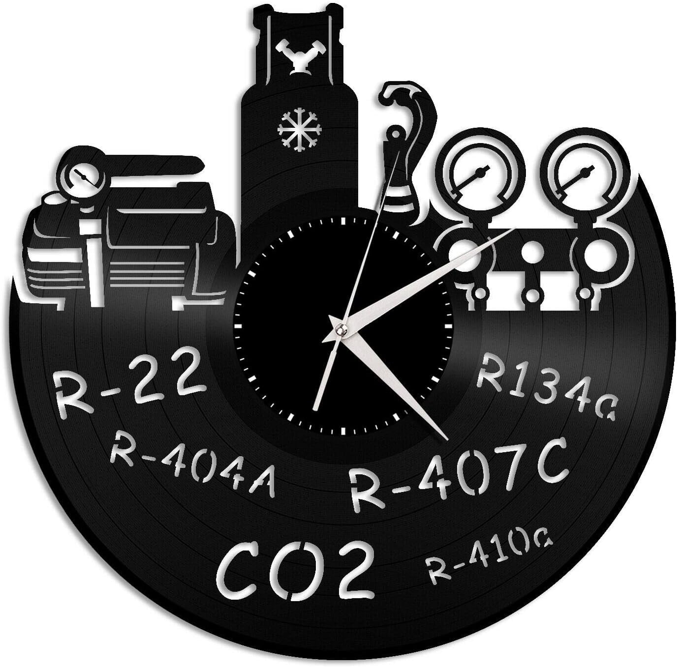 Refrigeration Engineer Vinyl Wall Clock,Vinyl Record Clock Wall Art ...