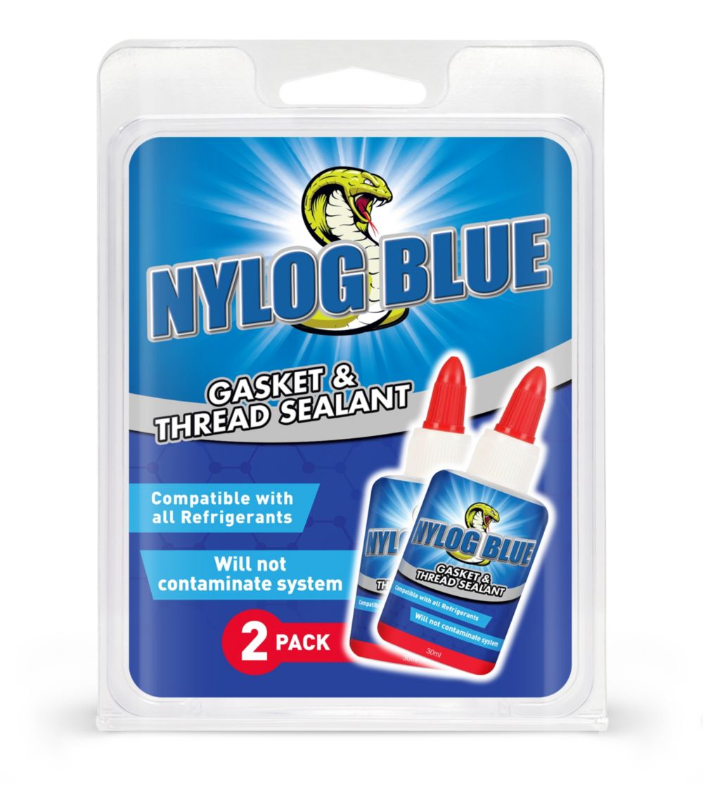 Refrigeration Tech. Nylog Blue & Red Gasket Thread Sealant (1x Blue ...