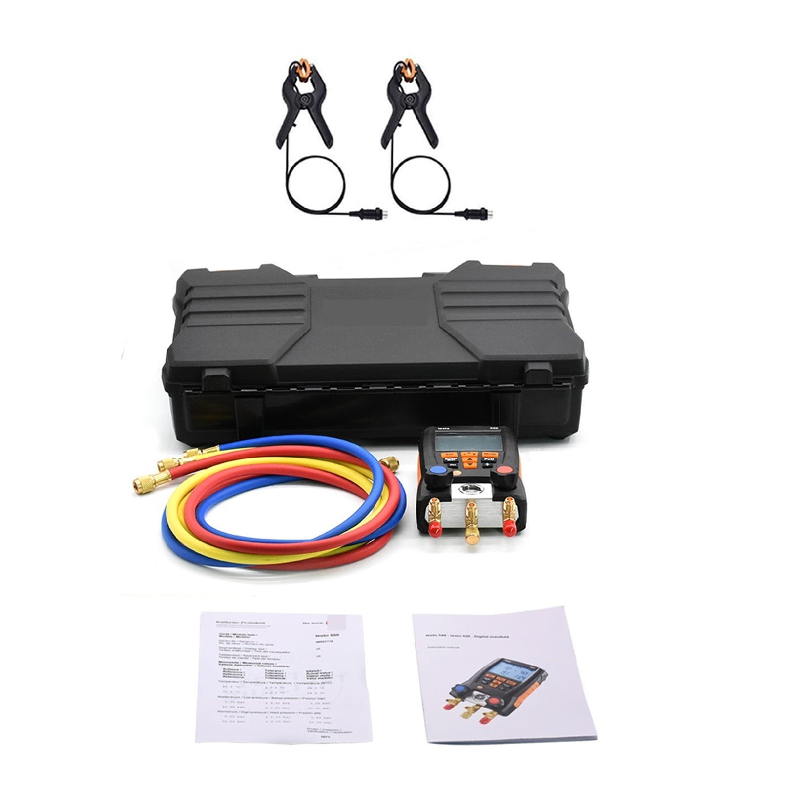 Refrigeration Vacuum Gauge Digital Manifold Kit Air Conditioning For ...