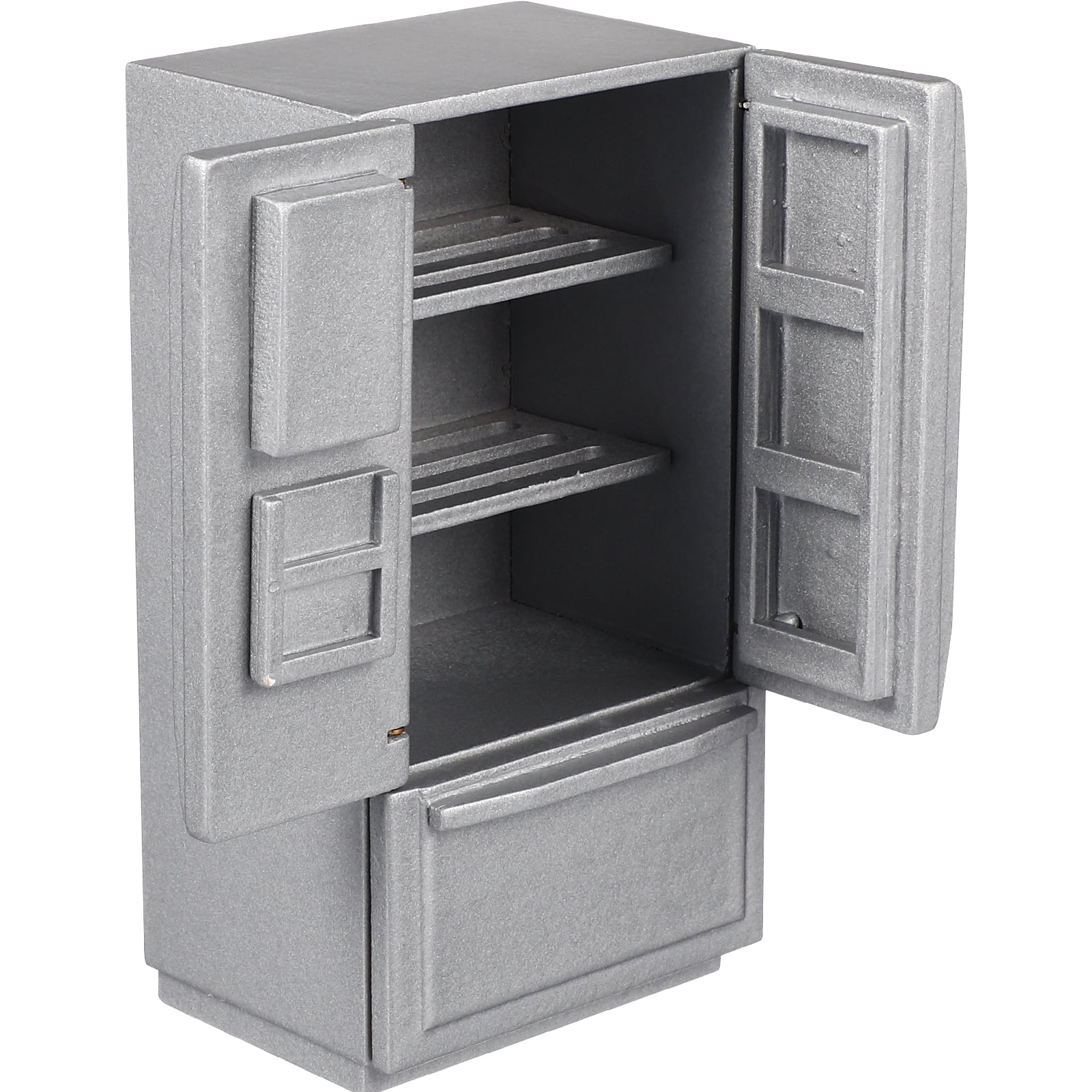 Miniature Refrigerator Micro Landscape Prop 1 Set Wood Furniture Decor ...