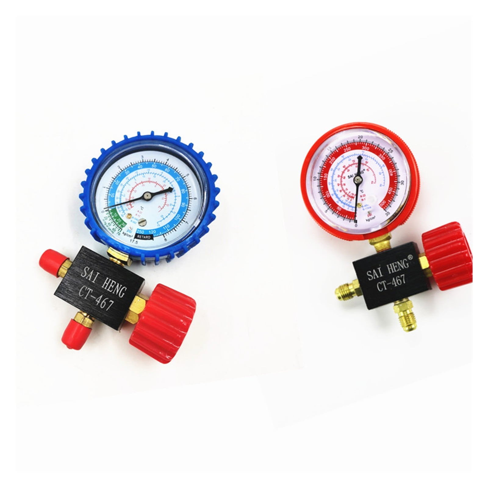 Refrigerator, Air Conditioner, Car Refrigerant Manifold Gauge High/Low ...