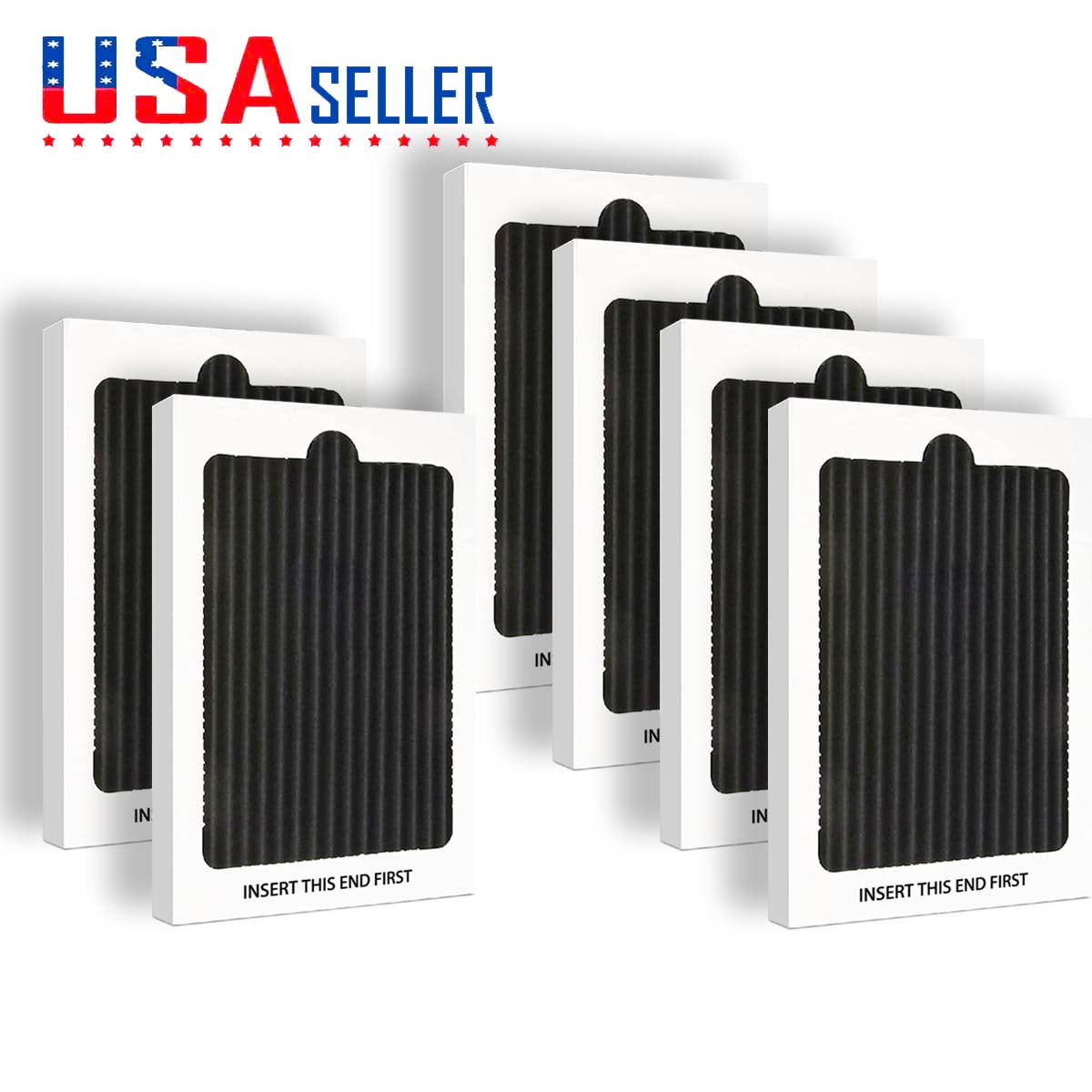 Refrigerator Air Filter Replacement, 6 Pack Pure Air Ultra Carbon ...