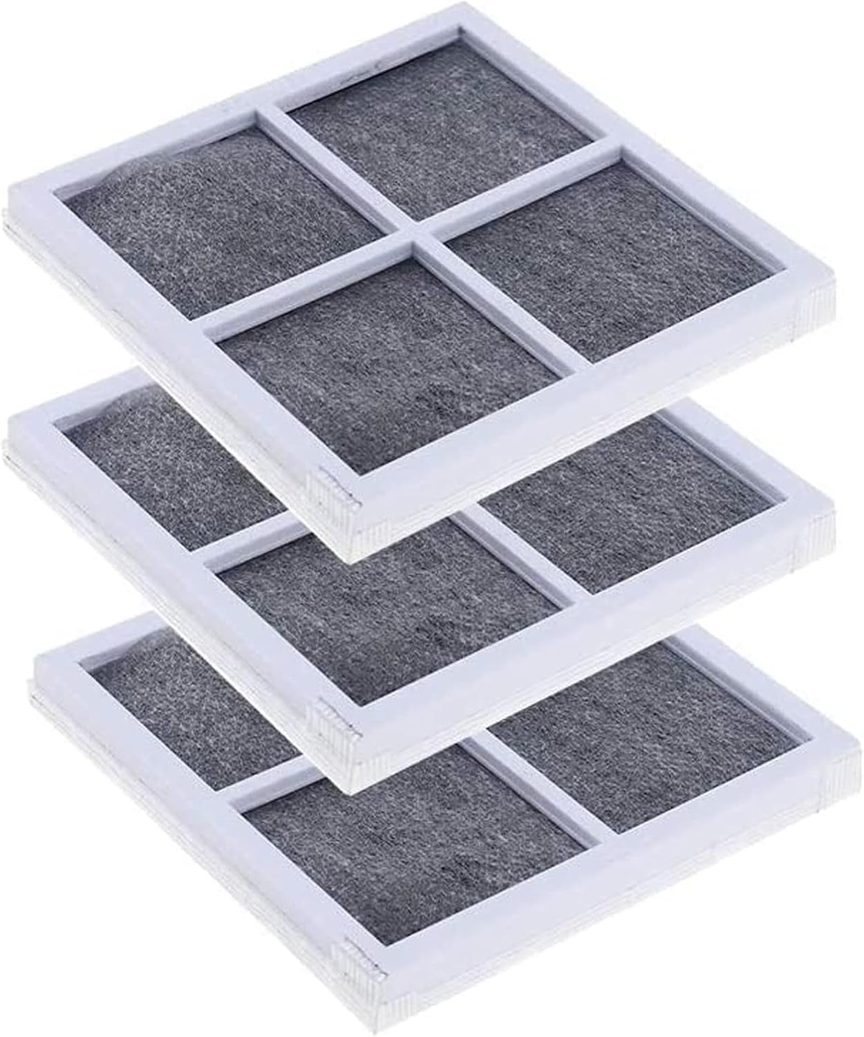 Refrigerator Air Filter Replacement, Activated Carbon Infused Triple ...