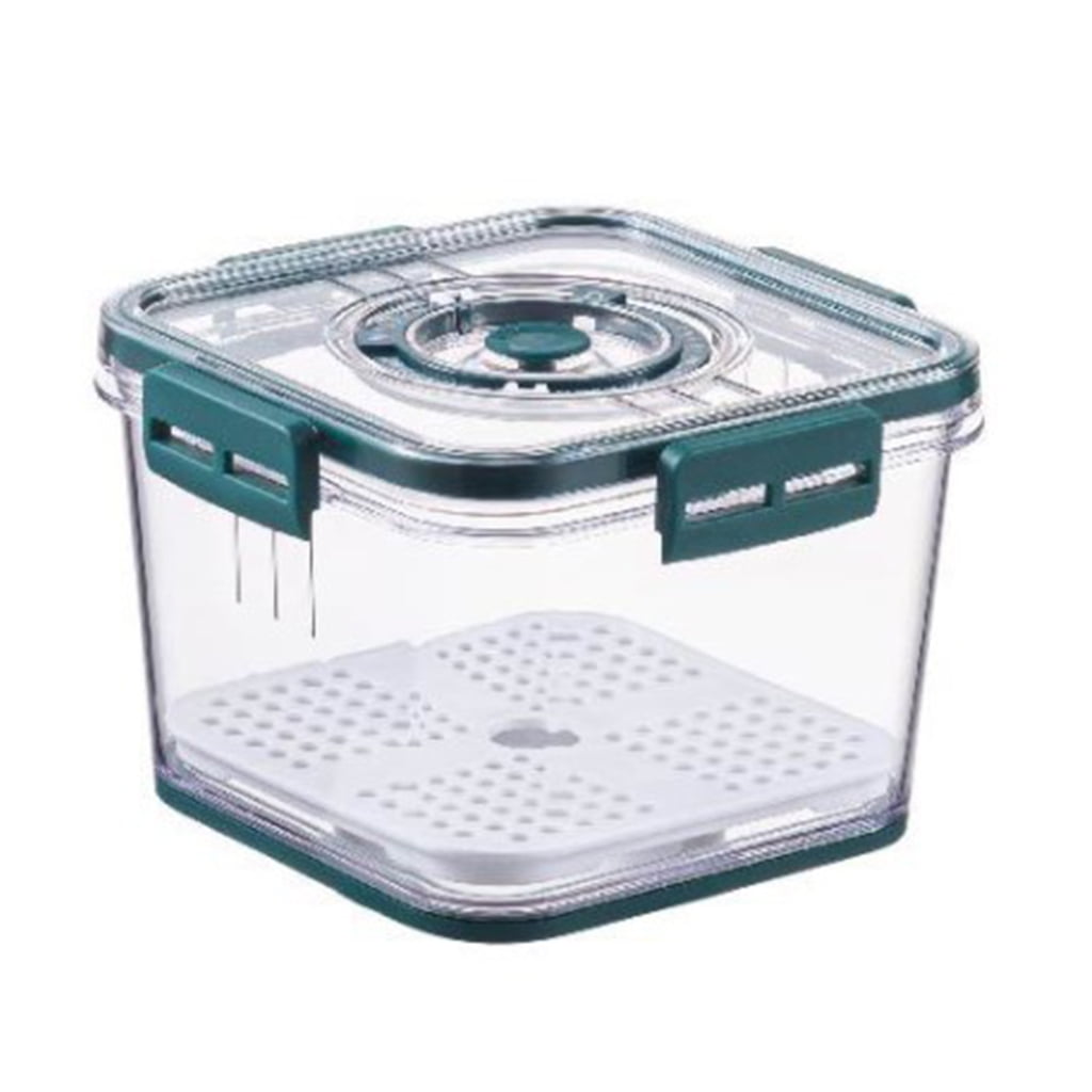 Refrigerator Airtight Food Storage Box Clear Sealed Container ...