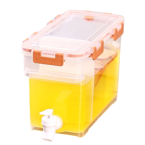 Refrigerator Beverage Dispenser Leak Proof Plastic Cold Drink Container ...