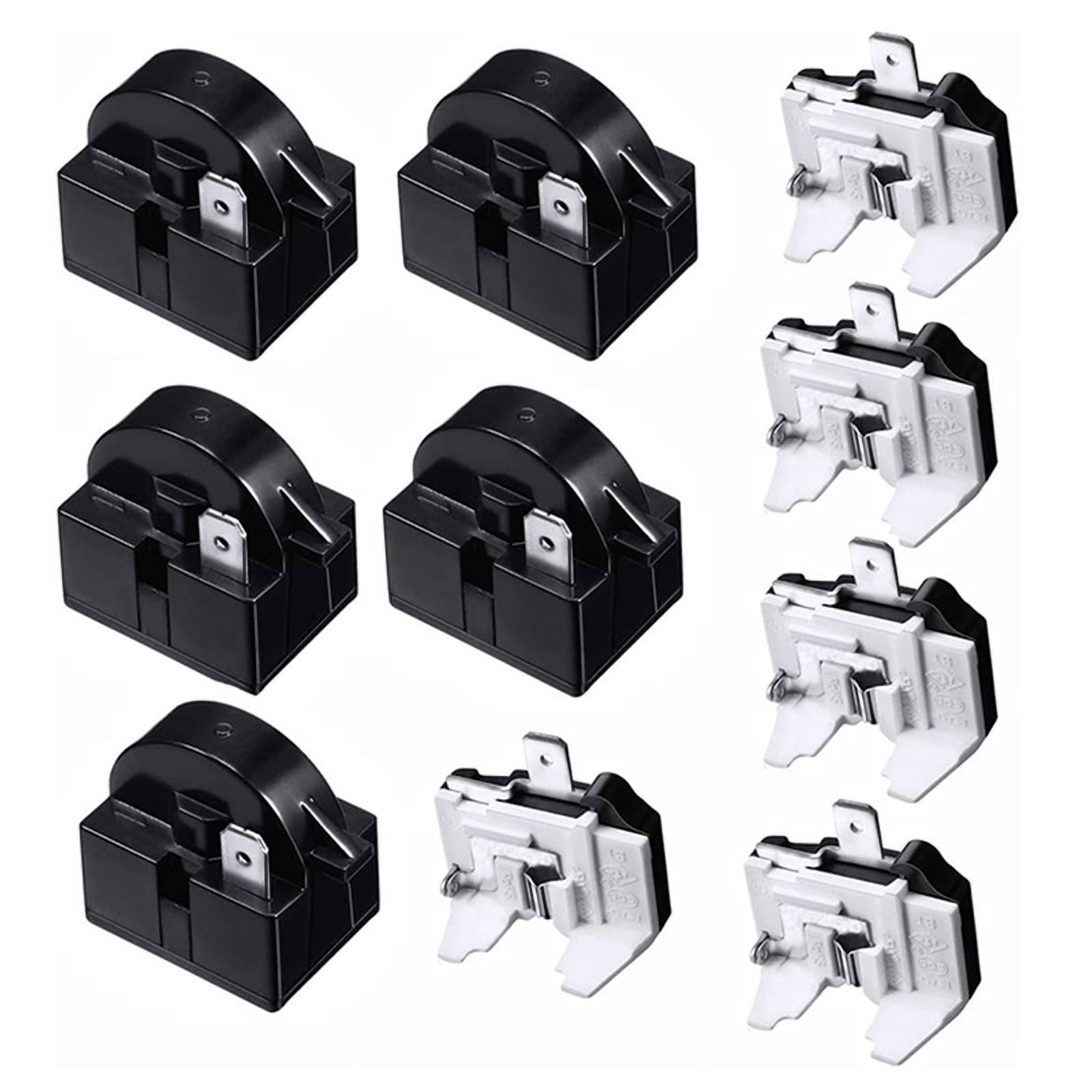 Refrigerator Compressor Relay and Overload Kit 5 Sets - Walmart.com