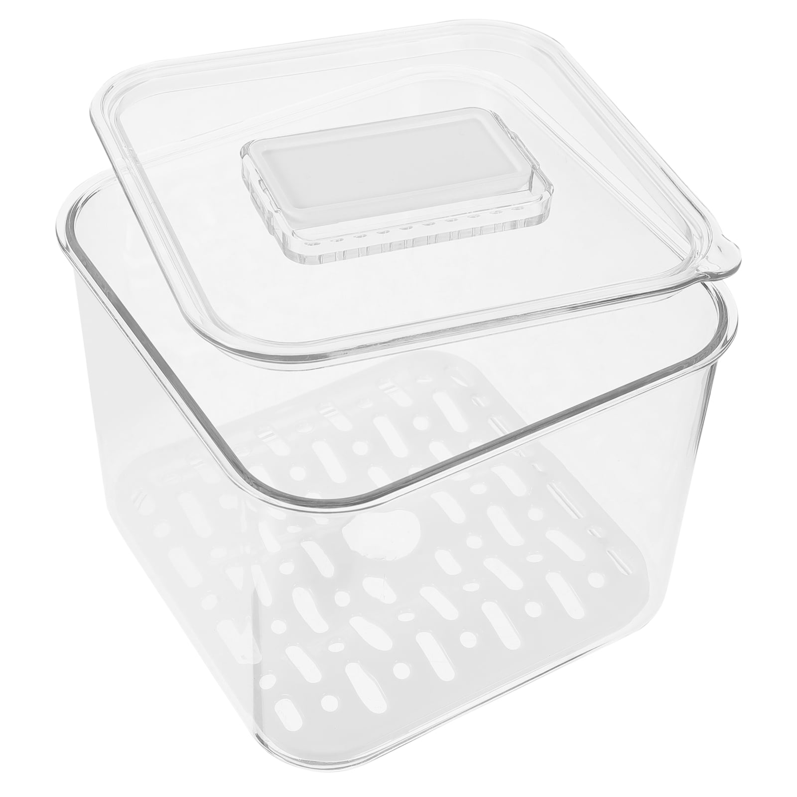 Refrigerator Containers Fruit Storage for Colander Bins Vegetable The ...