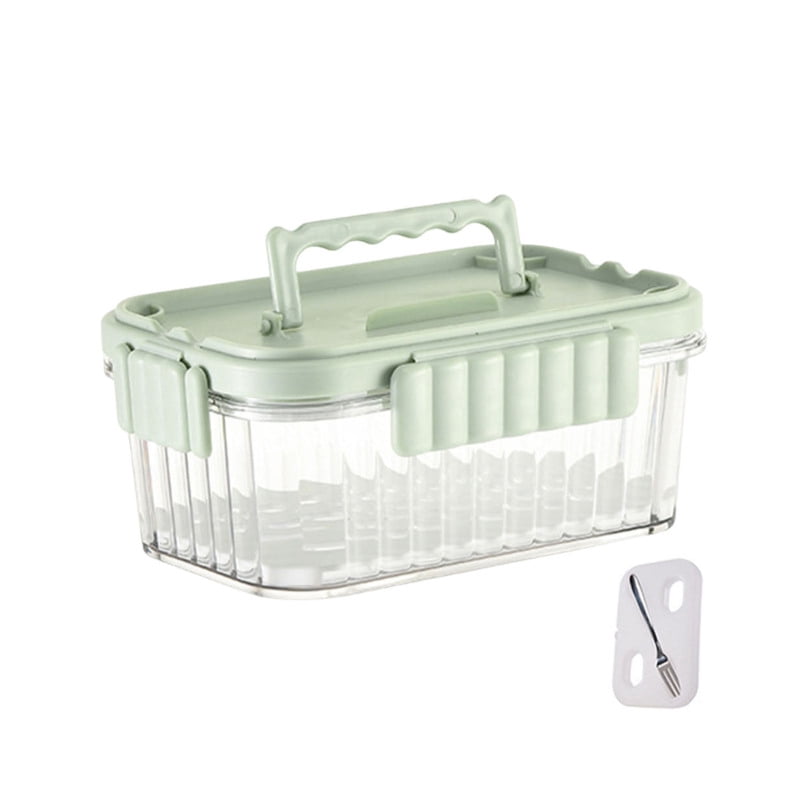 Refrigerator Crisper Box with Divider Plate Stackable Storage ...