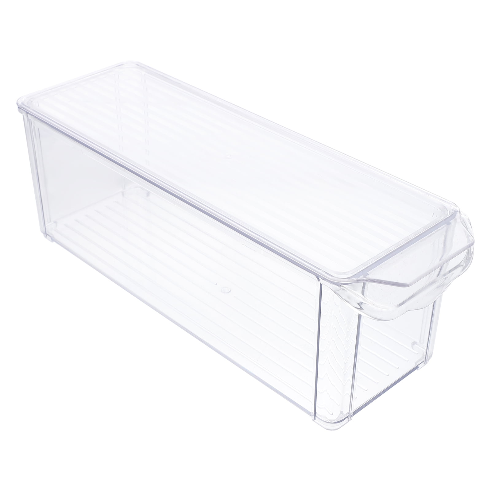 Refrigerator Crisper Plastic Containers Clear Storage Box Fruits and ...