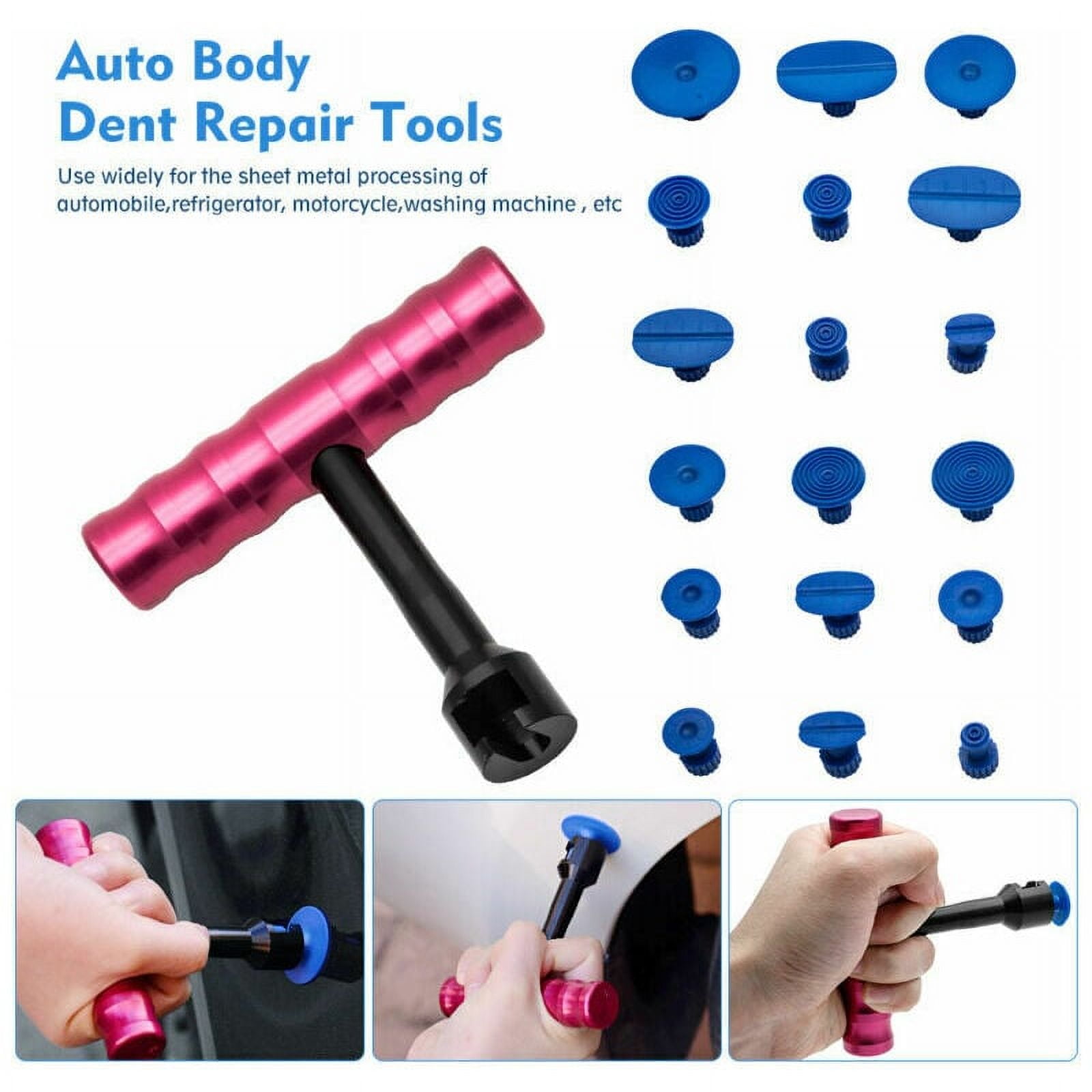 Refrigerator Dent Repair Solution, Paintless Dent Removal Kit With 18 Glue Pulling Tabs And A ...