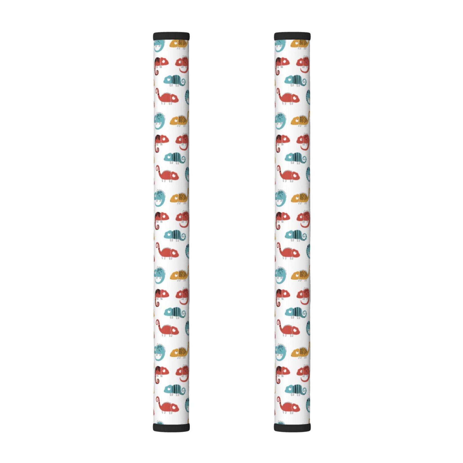 Refrigerator Door Handle Covers Set of 2, Cartoon Cute Chameleon Lizard ...