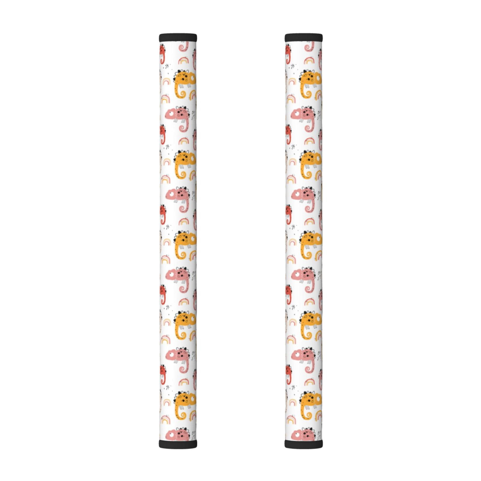 Refrigerator Door Handle Covers Set of 2 - Cartoon Cute Chameleon ...