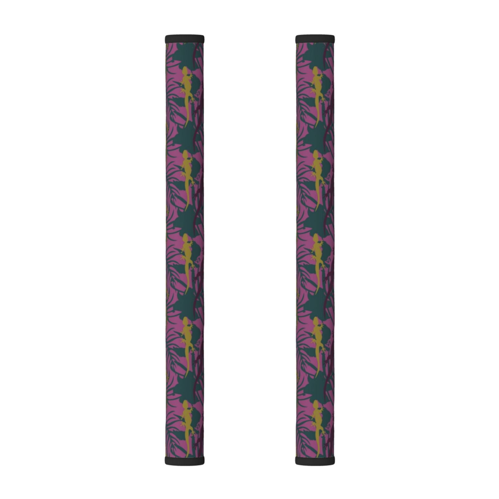 Refrigerator Door Handle Covers Set of 2 - Exotic Gecko Lizard Leaves ...