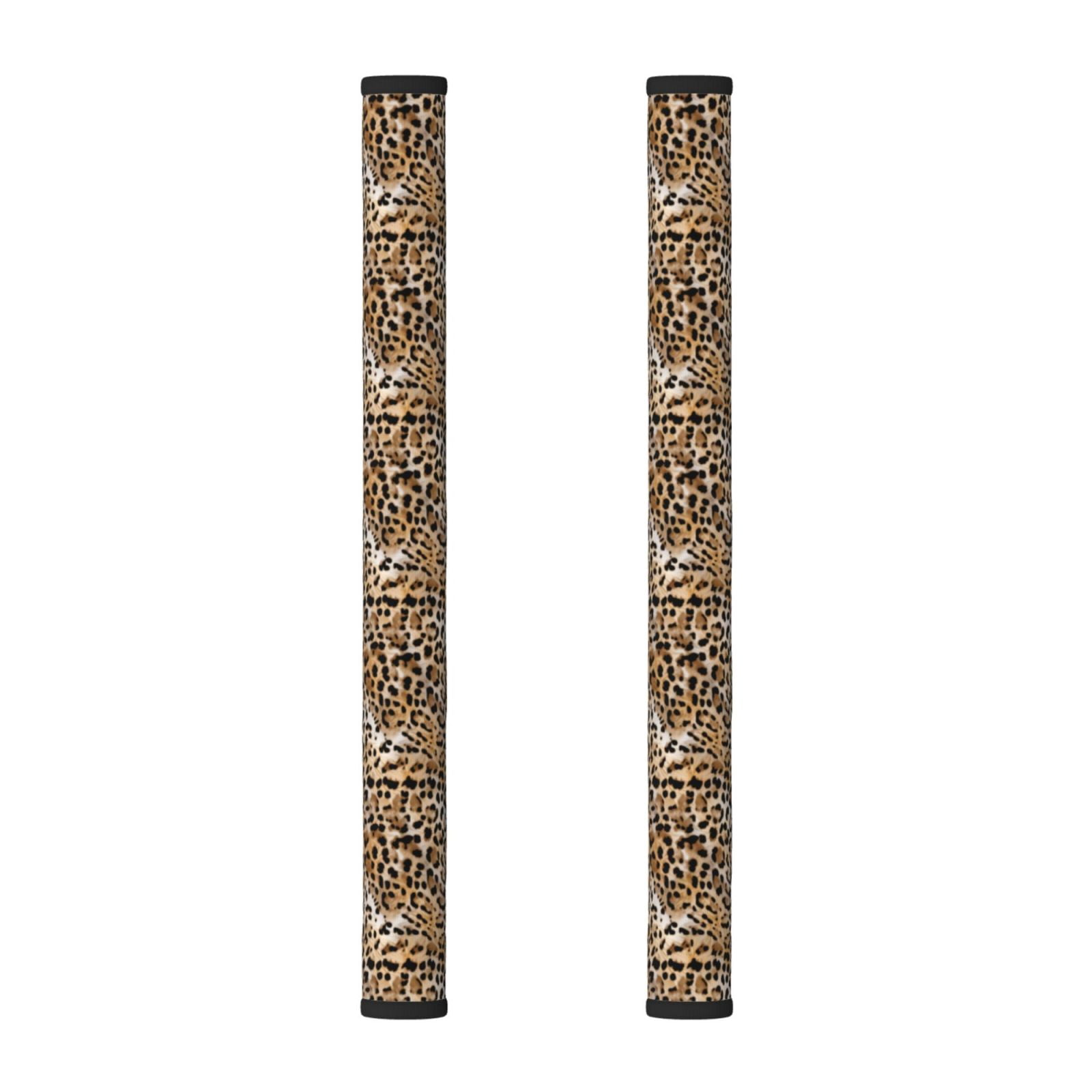Refrigerator Door Handle Covers Set of 2, Kawaii Colorful leopard print ...