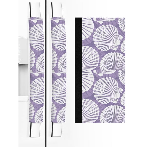 Refrigerator Door Handle Covers Set of 2 Lavender Sea Shell ...