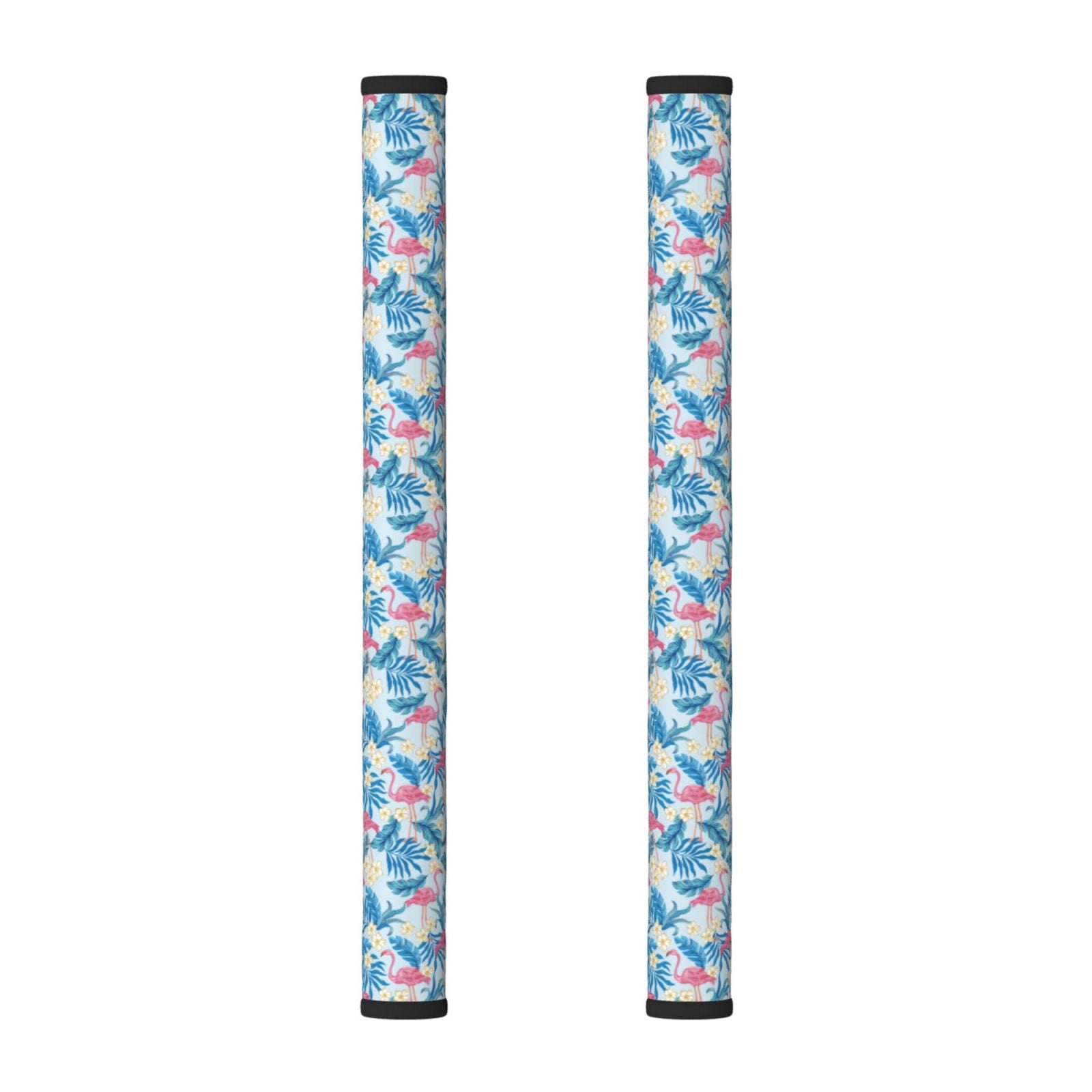 Refrigerator Door Handle Covers Set of 2, Palm tree flamingo flower ...