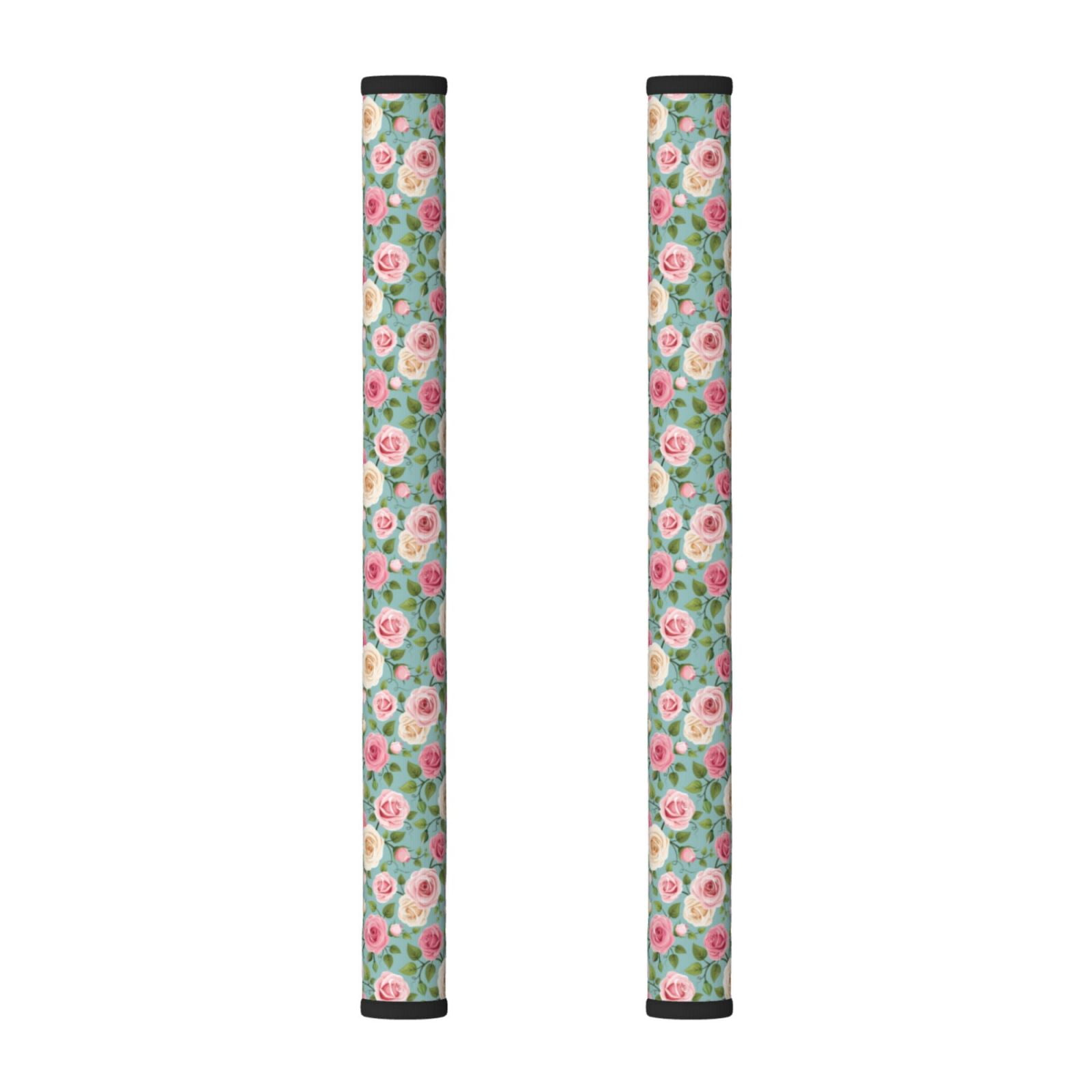 Refrigerator Door Handle Covers Set of 2, Rose Flowers Temg Adjustable ...