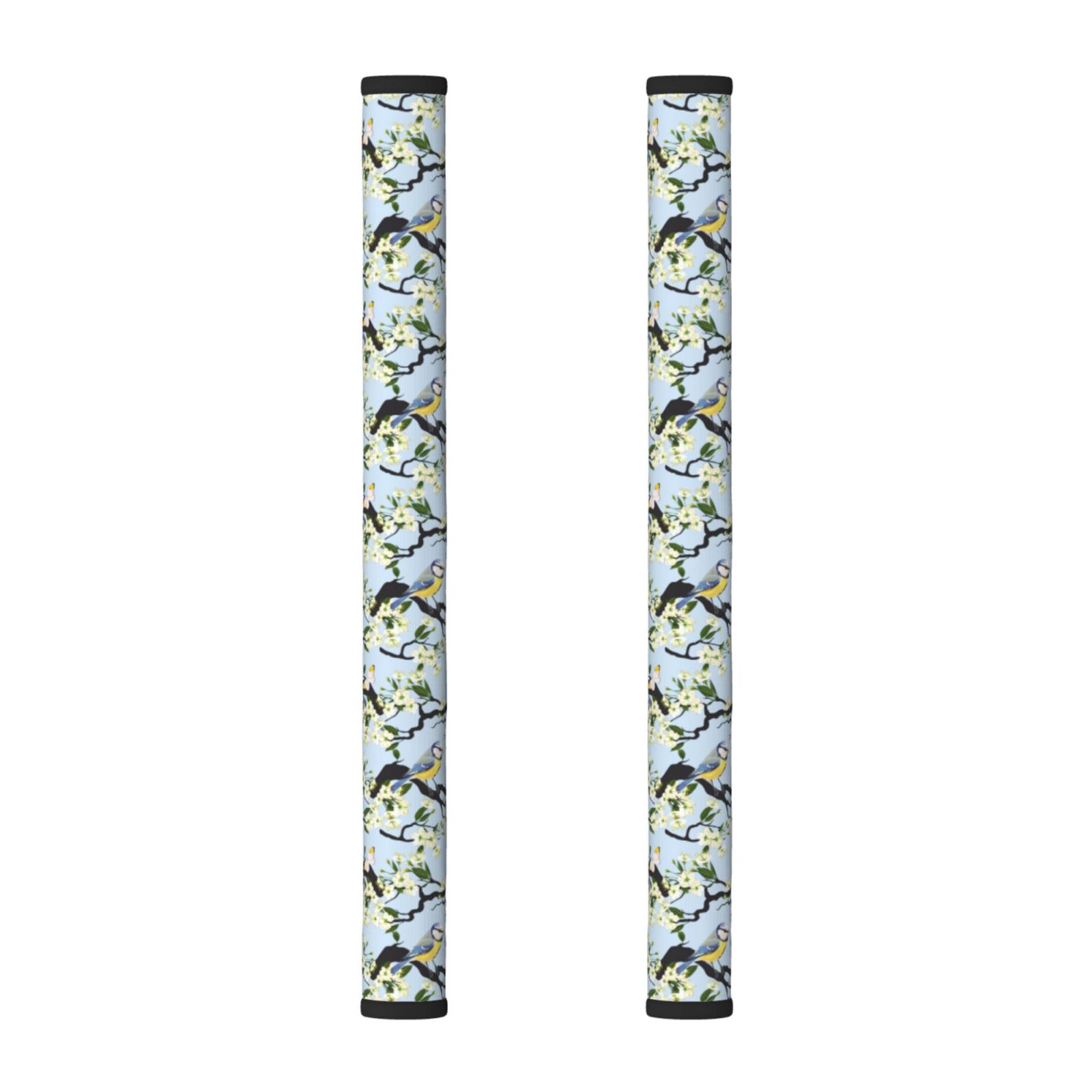 Refrigerator Door Handle Covers Set of 2, butterfly bird berry blossom ...
