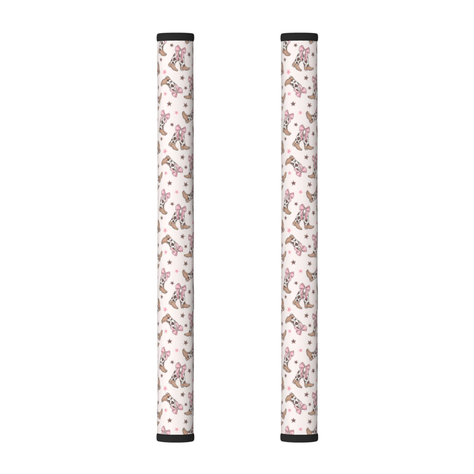 Refrigerator Door Handle Covers Set of 2 - cow bows cowgirl boots print ...