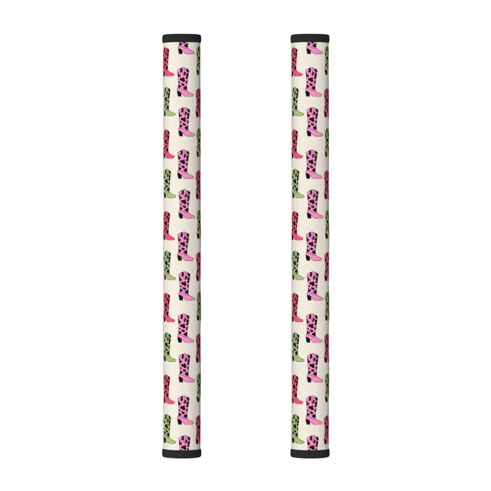 Refrigerator Door Handle Covers Set of 2 - retro cowboy boots cow print ...