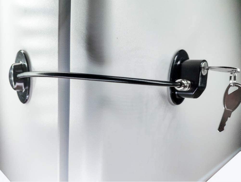 QUANHANG Refrigerator Lock with 2 Keys, Child Safety Cabinet and ...