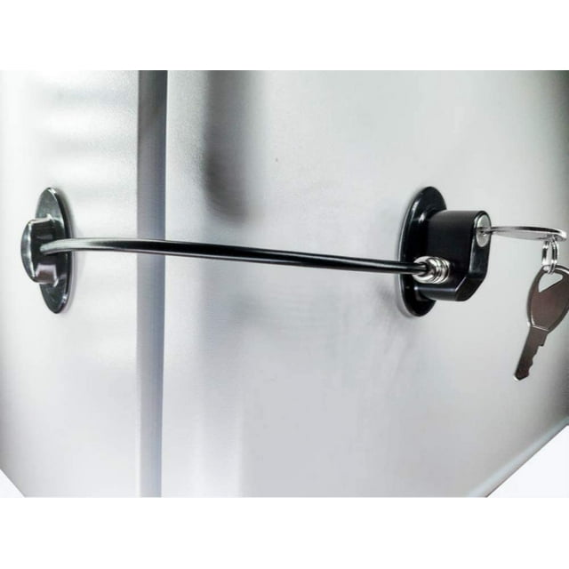 Refrigerator Door Lock with 2 Keys, File Drawer Lock, Freezer Door Lock ...