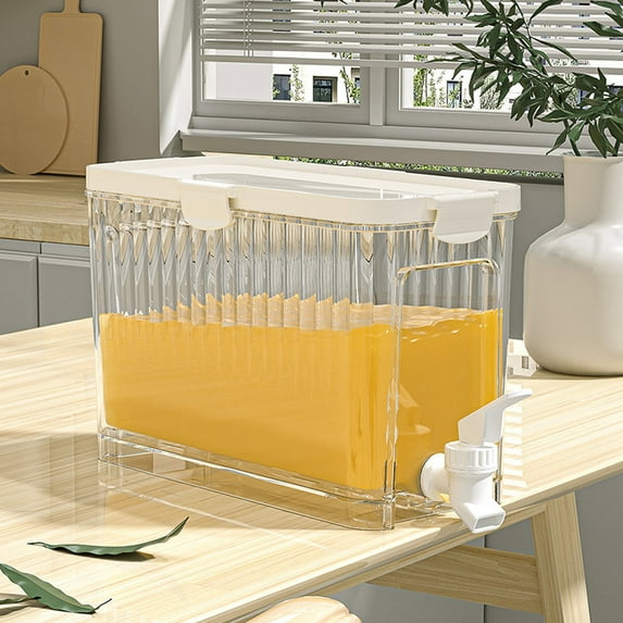 Refrigerator Drink Dispenser Fridge Cold Kettle Jar 3.5l Transparent ...