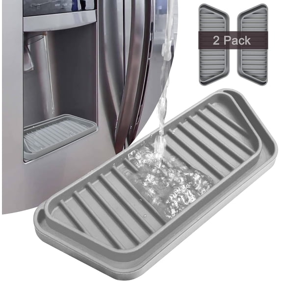 Refrigerator Drip Catcher Tray,Protector Ice and Water Dispenser Pan ...