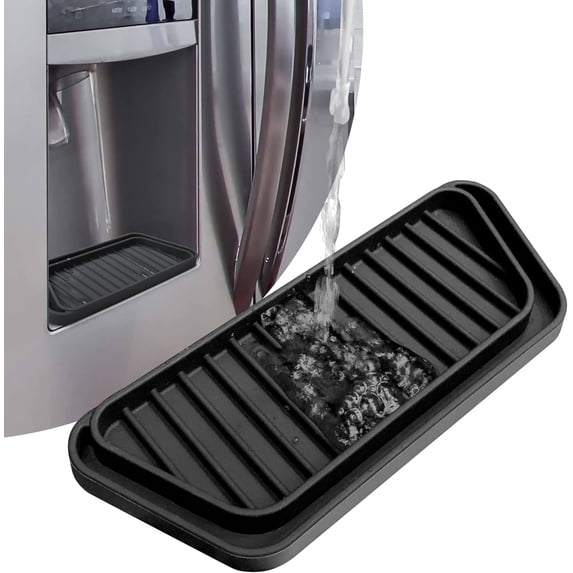 Refrigerator Drip Catcher Tray,Protector Ice and Water Dispenser Pan ...