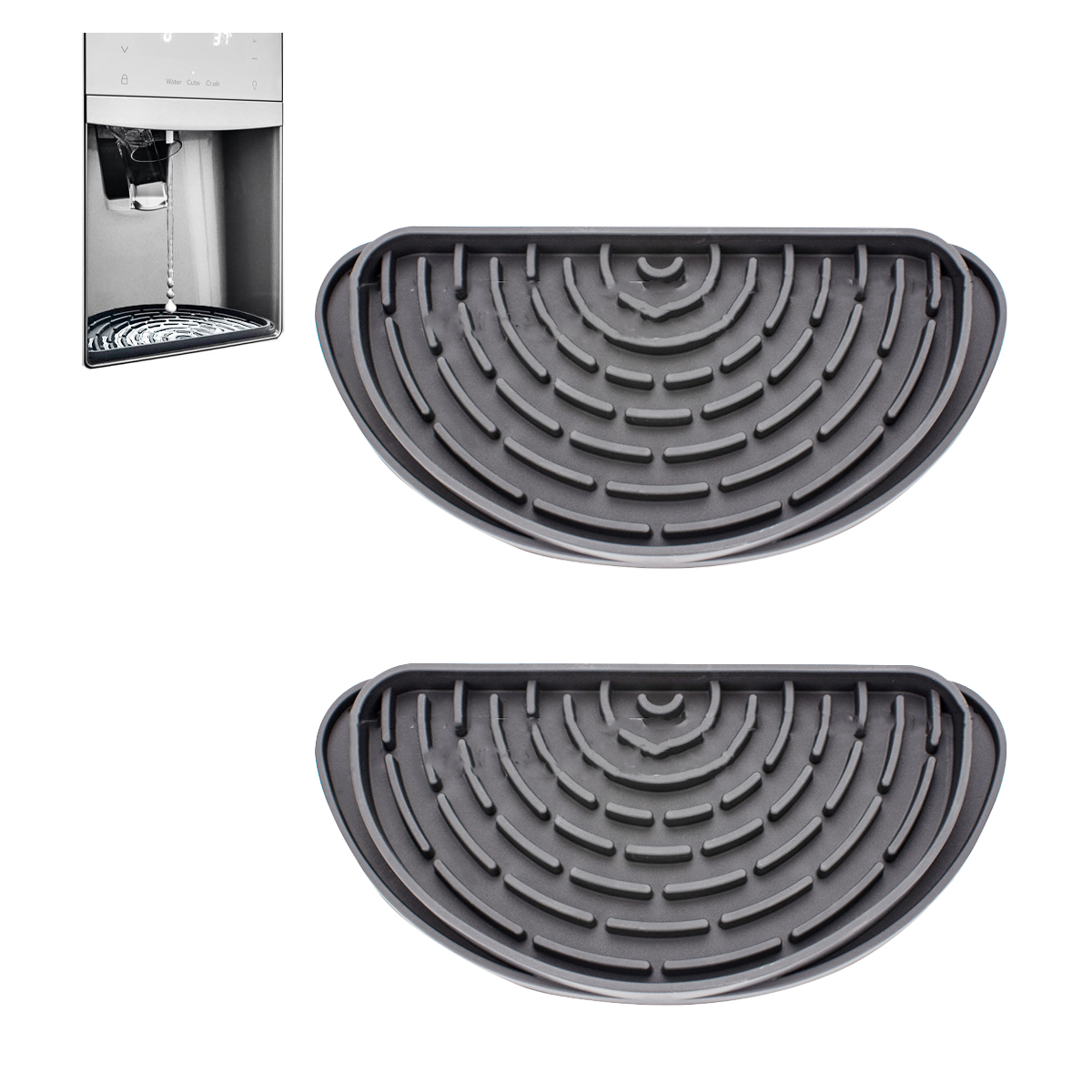 Refrigerator Drip Tray Catcher, Mini Fridge Drip Tray Protects Ice and ...