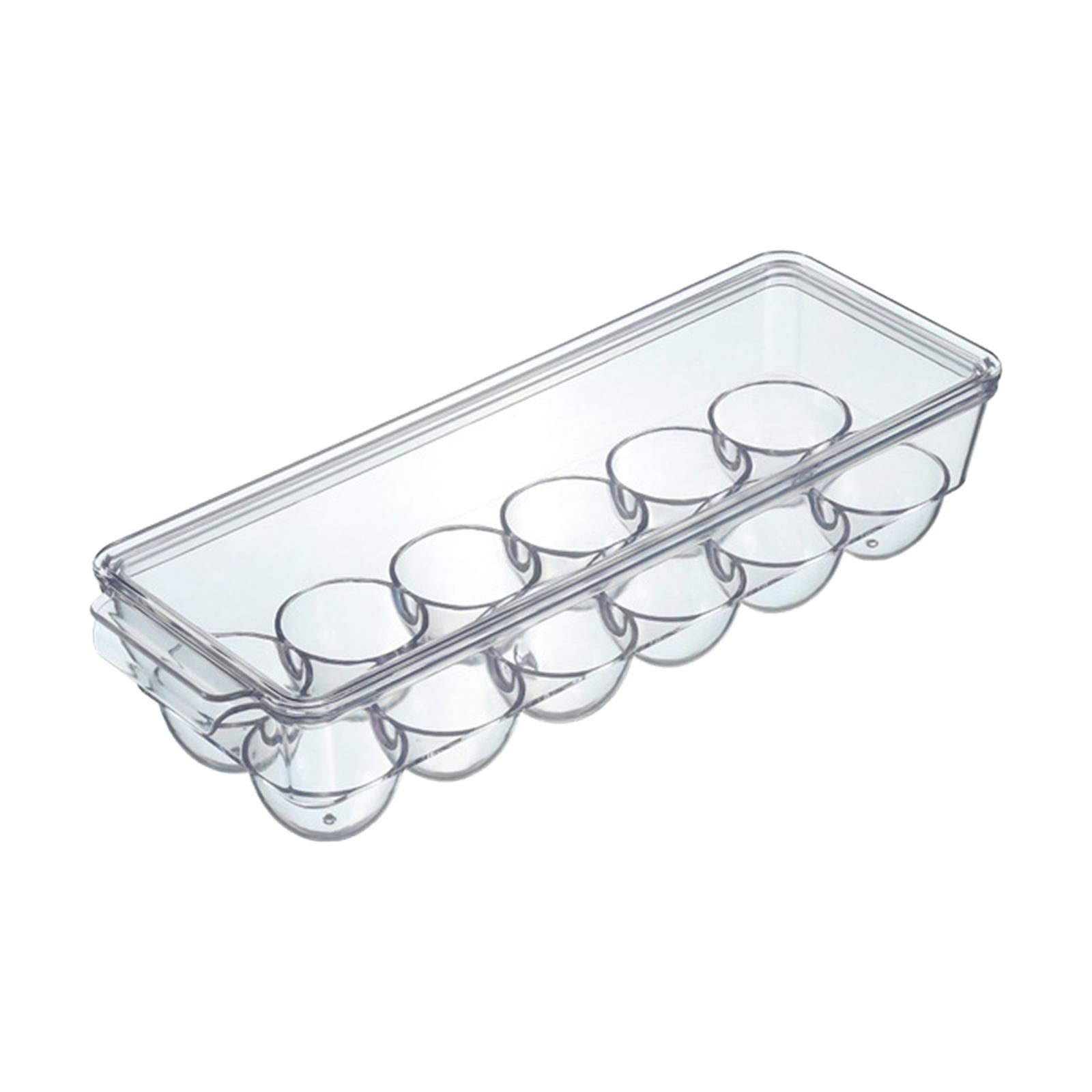 Refrigerator Egg Organizer Eggs Storage Tray Large Capacity Stackable ...