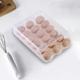 Refrigerator Eggs Organizer 18 Eggs Containers With Lids Rolling Eggs ...